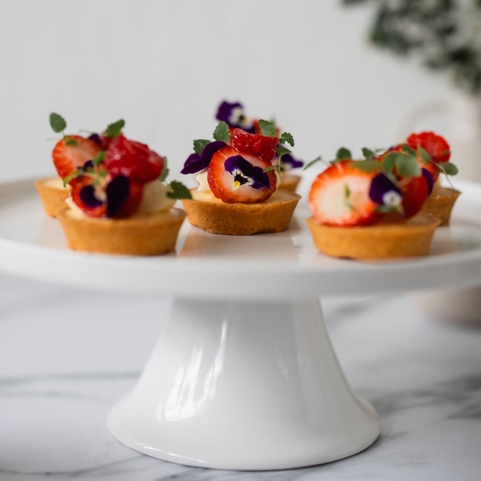 Lemon Curd Tartlets - Exquisite Sweet Canapes | Millstone Patisserie