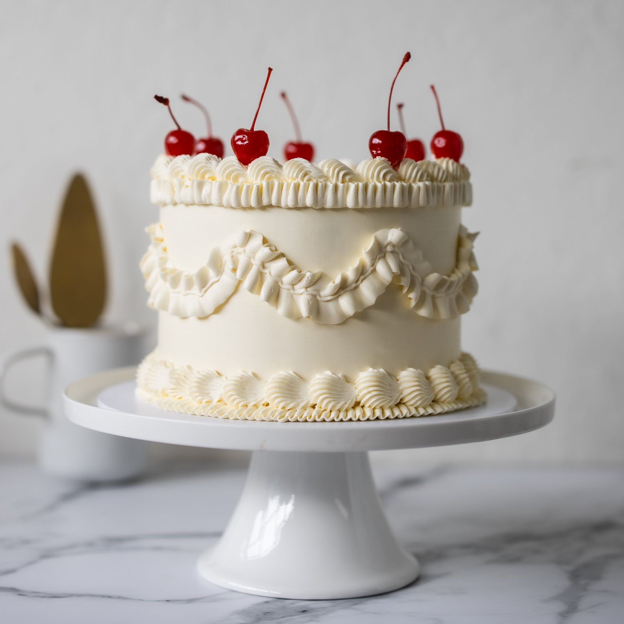 Retro Layer Cake - Classic & Customizable | Millstone Patisserie