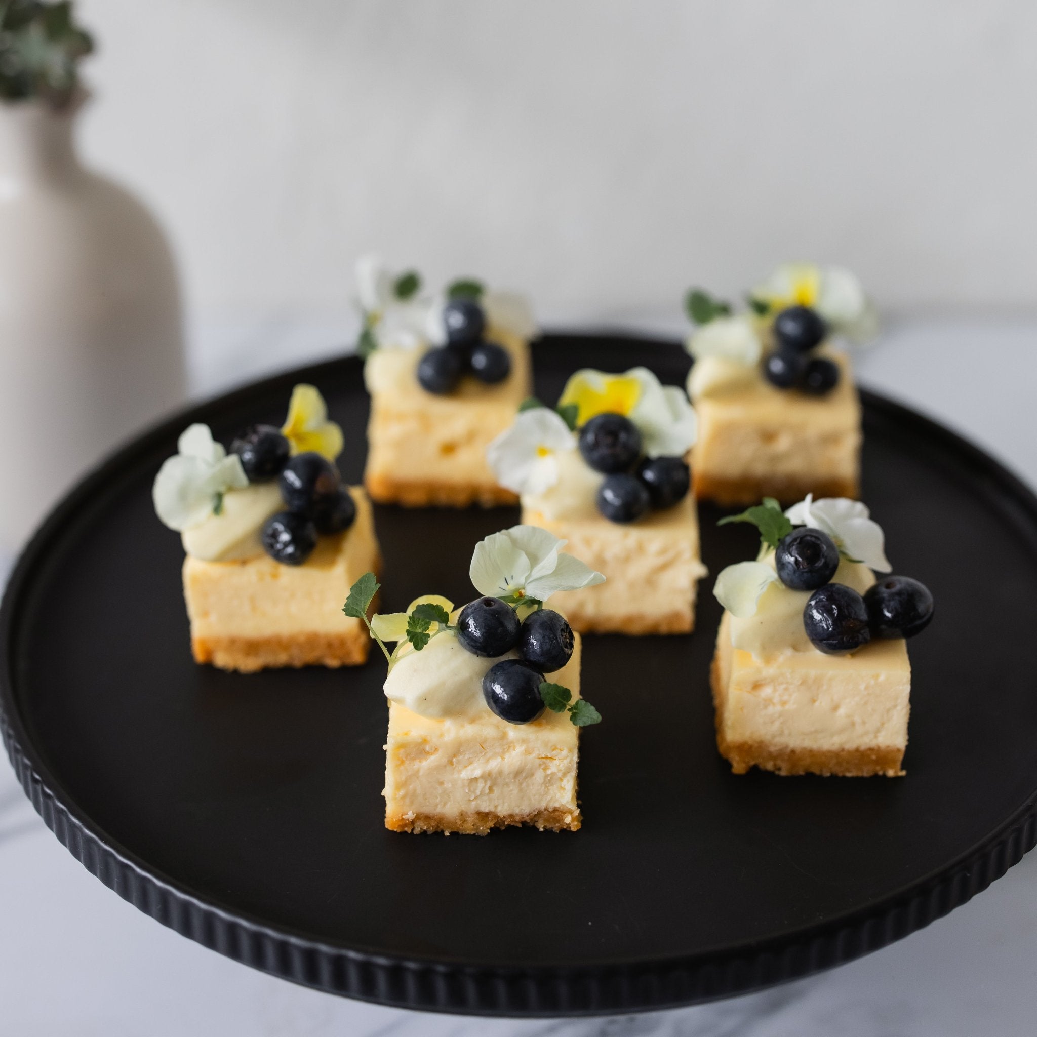 Vanilla Cheesecake Canapes - Sweet and Nut-Free Treat | Millstone ...