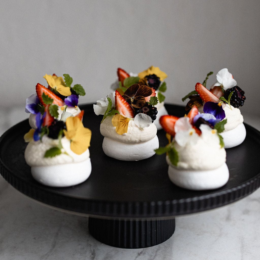 Mini Pavlovas - Delightful Sweet Canapes | Catering by Millstone Patisserie
