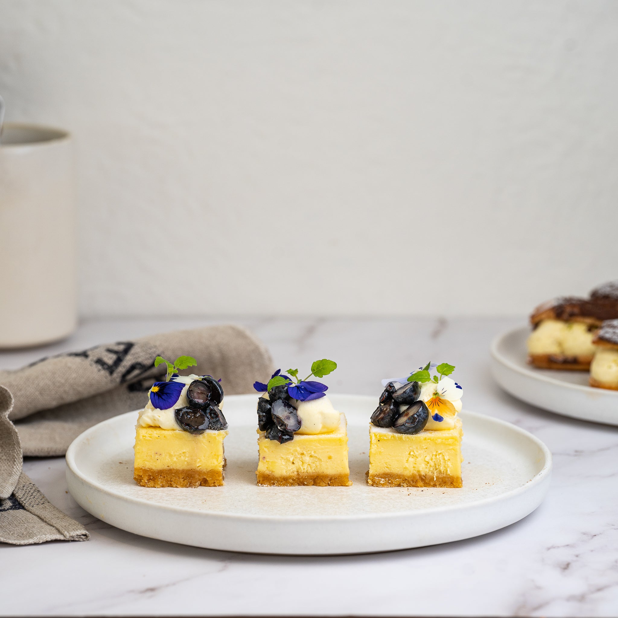 Vanilla Cheesecake Canapes - Sweet and Nut-Free Treat | Millstone ...